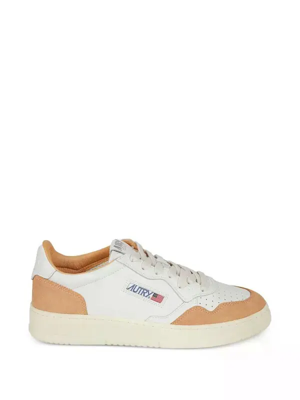 AUTRY Perforated Leather Sneakers - White