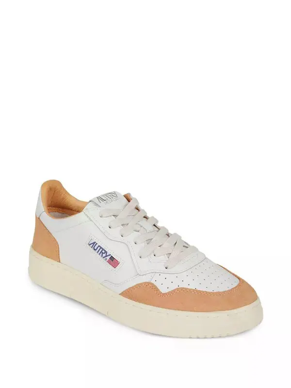 AUTRY Perforated Leather Sneakers - White
