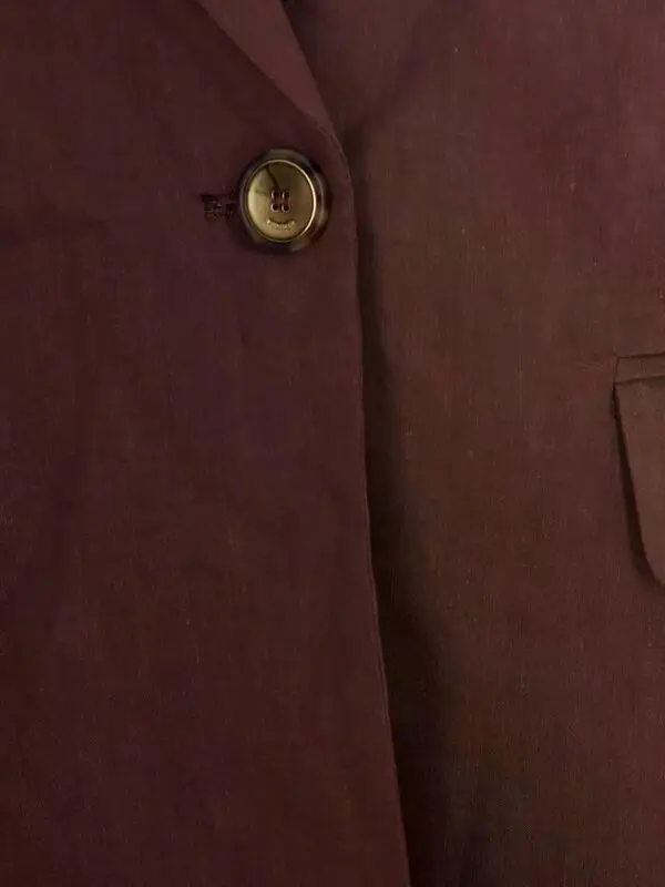 Pinko Button Blazer - Brown