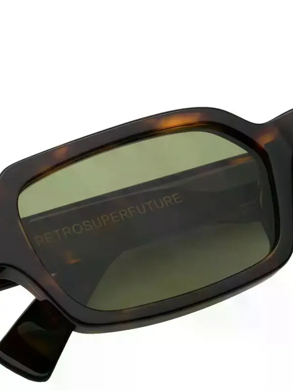 RETROSUPERFUTURE Rectangle-frame Sunglasses - Brown
