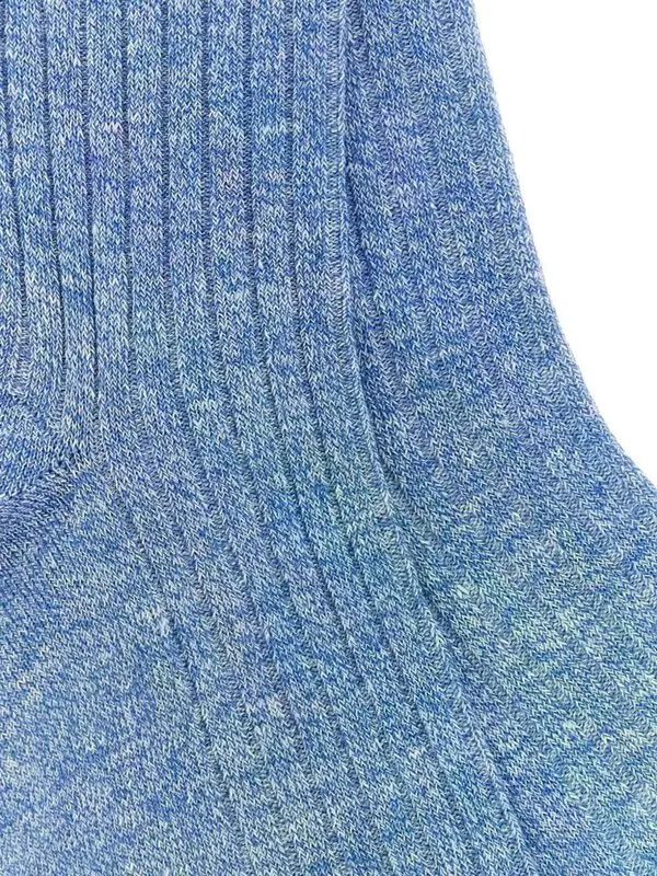 GALLO Melange Ribbed Socks