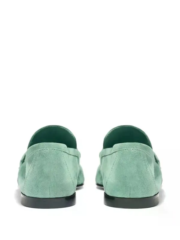 SCAROSSO Luisa Tassel Detail Loafers - Green