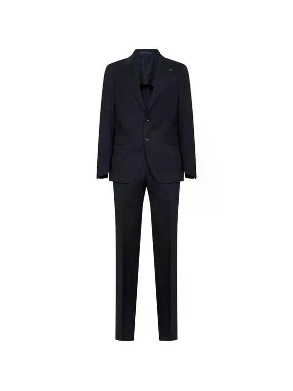 Tagliatore Peak-lapel Suit - Blue