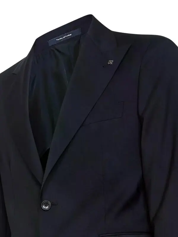 Tagliatore Peak-lapel Suit - Blue