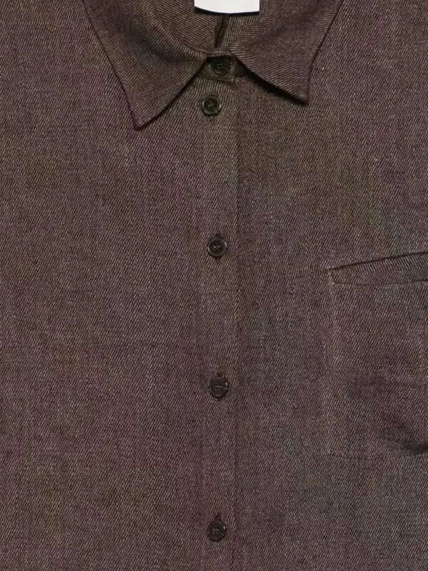 ALYSI Cropped Linen Shirt