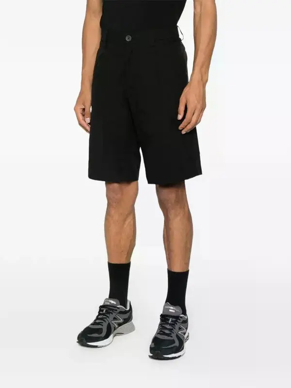 Herno Cargo Pleated Shorts - Black