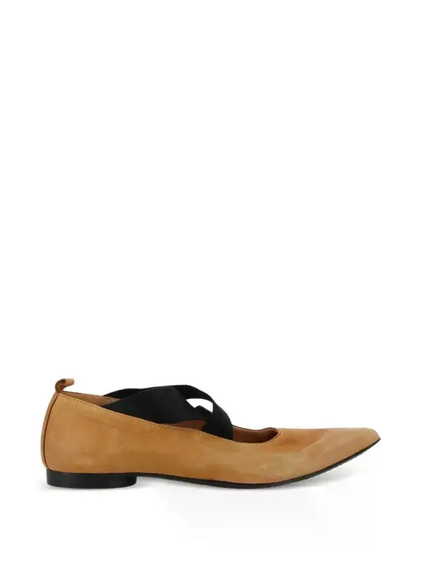 UMA WANG Crossover-strap Ballet Flats