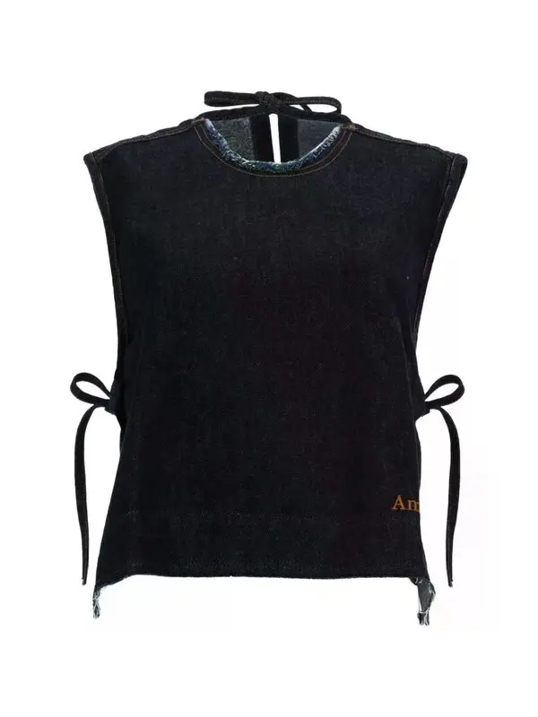 AMISH SUPPLIES Tie-neck Top