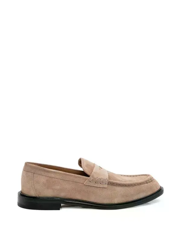 STURLINI FIRENZE Round-toe Penny Loafers - Neutrals