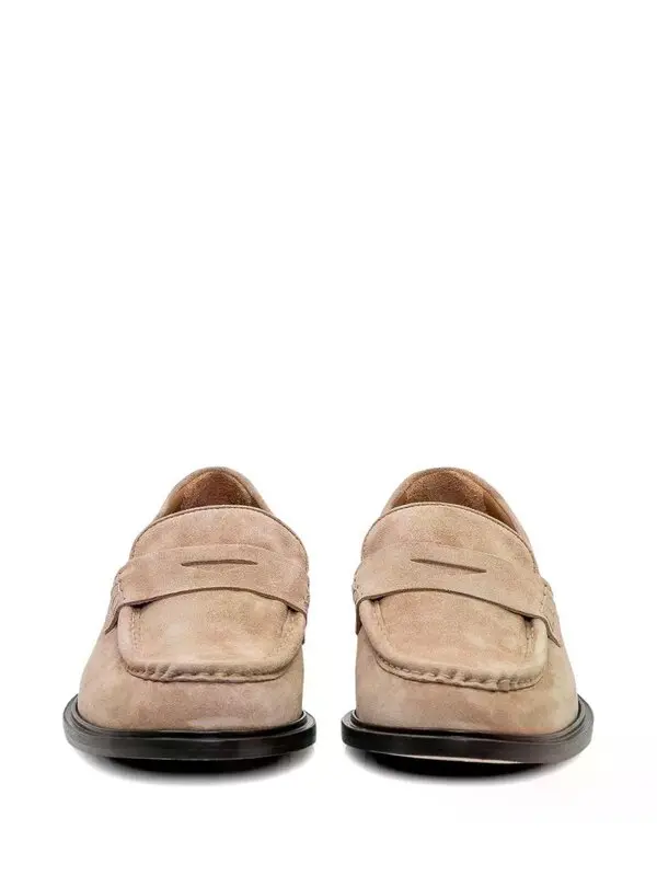 STURLINI FIRENZE Round-toe Penny Loafers - Neutrals