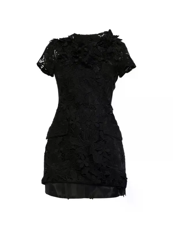 Sportmax Floral Lace Mini Dress