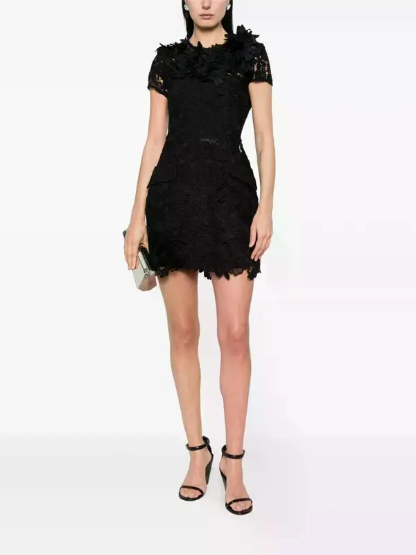 Sportmax Floral Lace Mini Dress