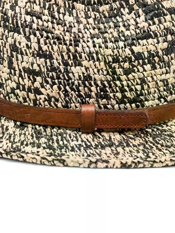 IBELIV Two-tone Raffia Hat