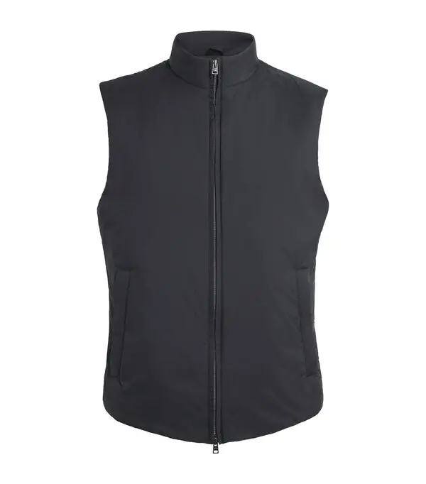 Herno Technical Gilet - Navy