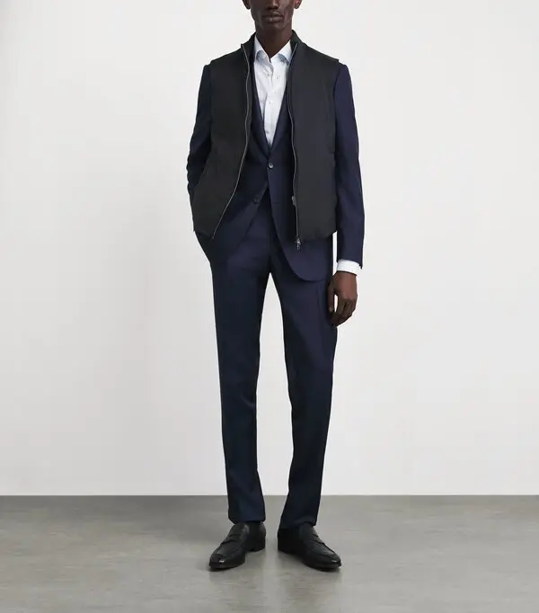 Herno Technical Gilet - Navy