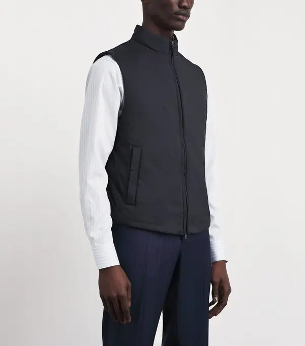 Herno Technical Gilet - Navy