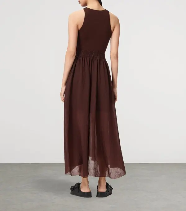 ALLSAINTS Ribbed Zenia Midi Dress