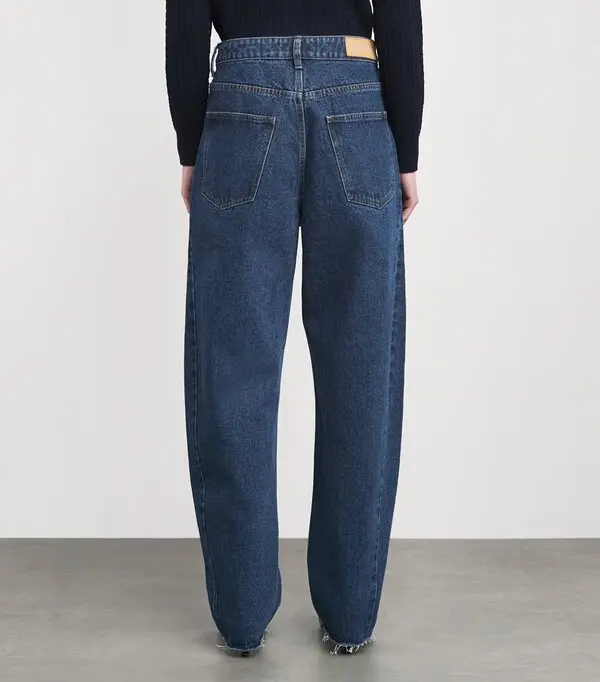 Sandro Embellished Barrel Jeans
