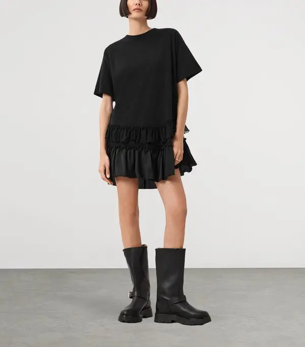 ALLSAINTS Organic Cotton Feyre Mini Dress