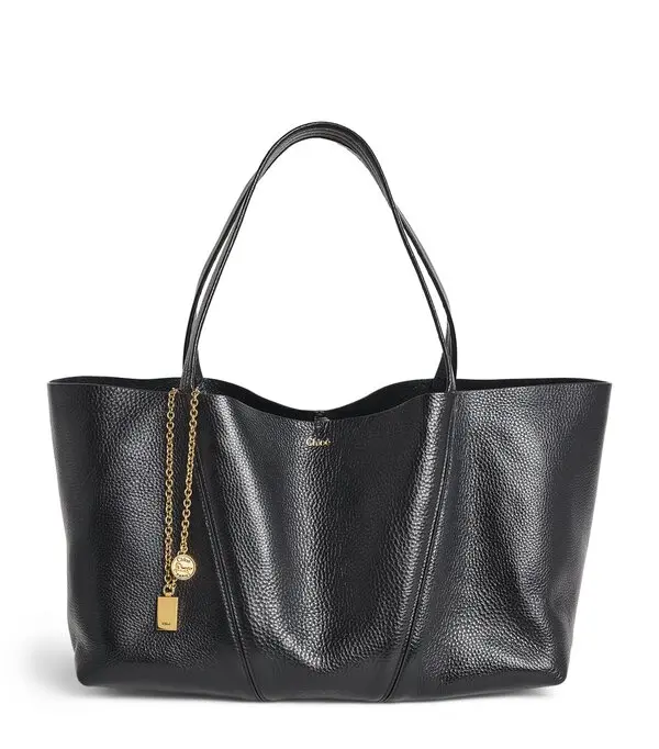 Chloé Calfskin Spin East-west Tote Bag