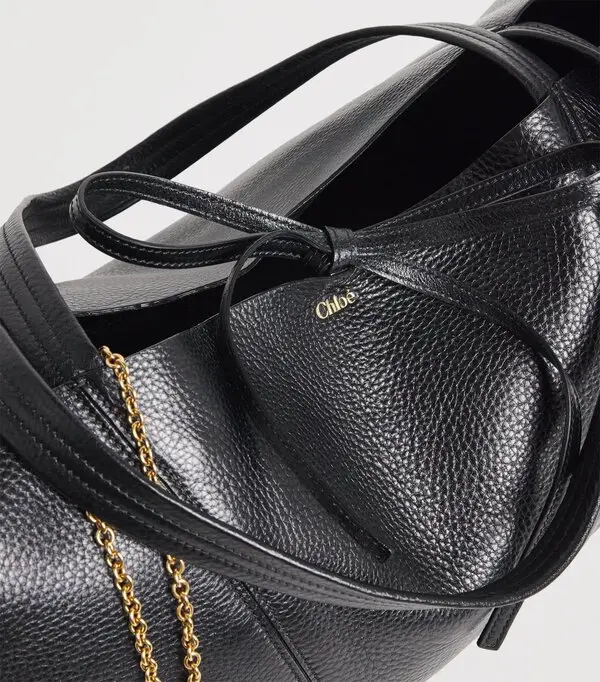 Chloé Calfskin Spin East-west Tote Bag