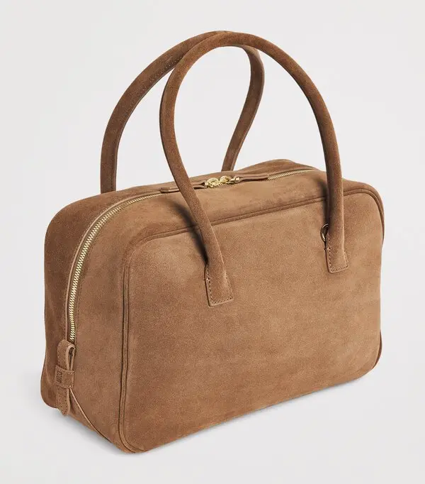 Sandro Suede Ezmeh Shoulder Bag - Brown