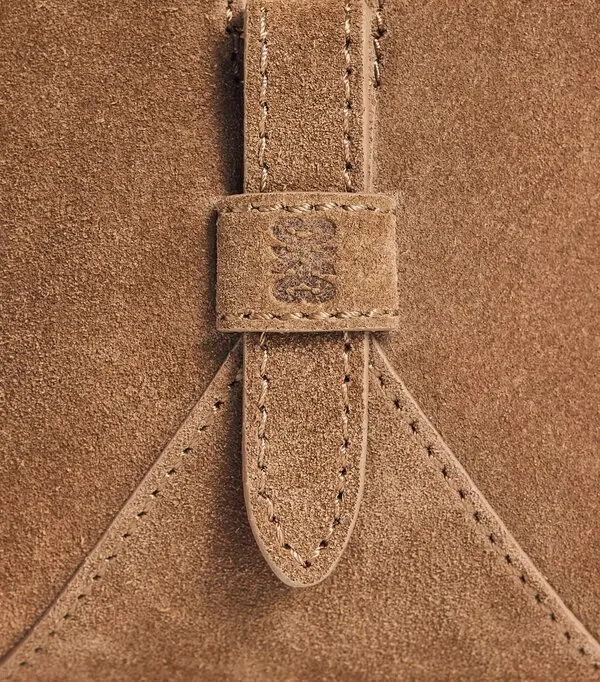 Sandro Suede Ezmeh Shoulder Bag - Brown