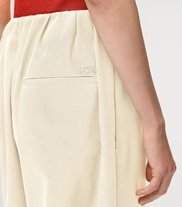 Loewe Cropped Belted Trousers