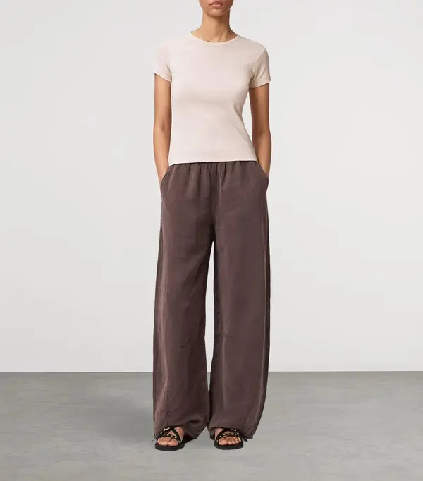 ALLSAINTS Organic Cotton Stevie T-shirt - Pink