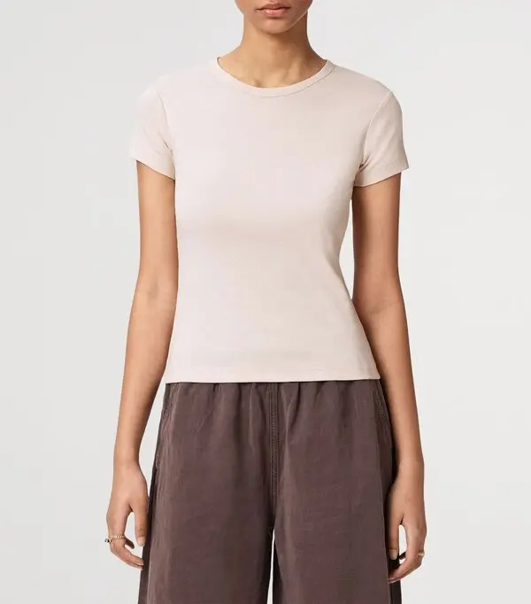 ALLSAINTS Organic Cotton Stevie T-shirt - Pink