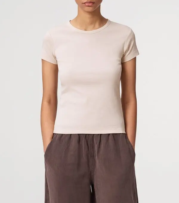 ALLSAINTS Organic Cotton Stevie T-shirt - Pink