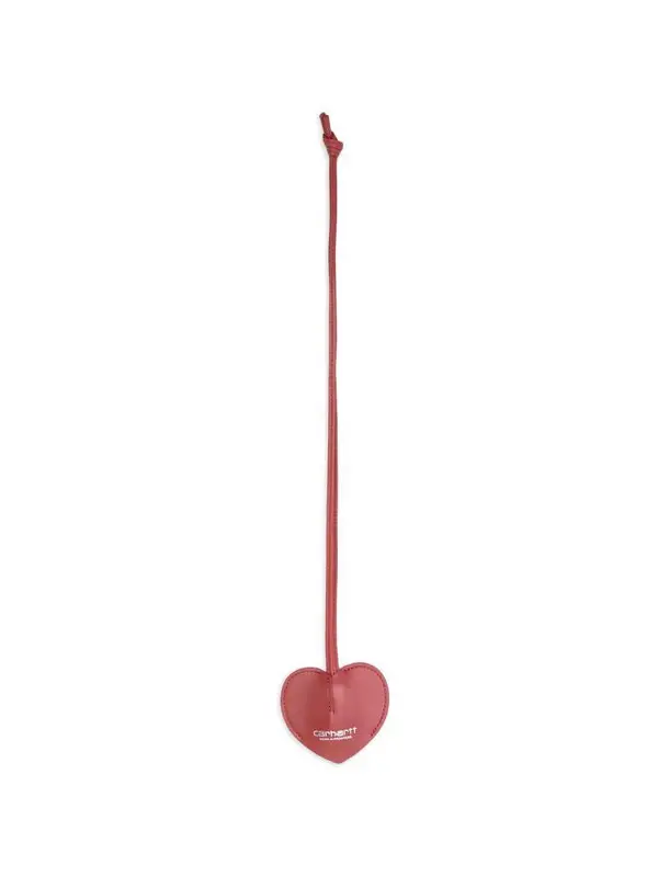 Carhartt Work In Progress Heart Bell Keyring - Red