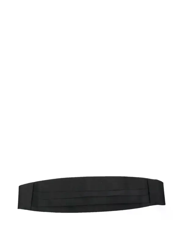 Tagliatore Pleated Sash - Black