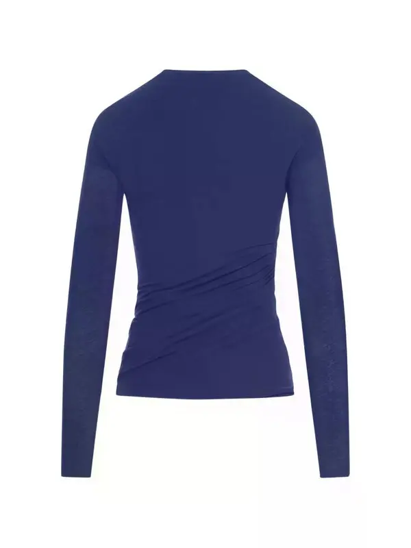 JIL SANDER Long-sleeved Draped Top