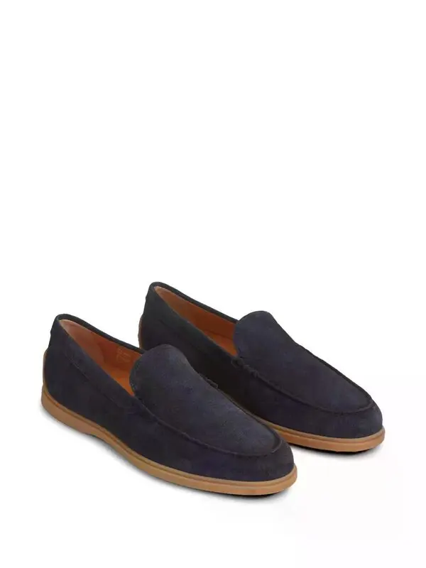 TOD'S Reversed Loafers - Blue