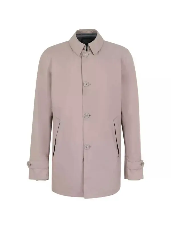 Herno Buttoned Coat Set - Brown