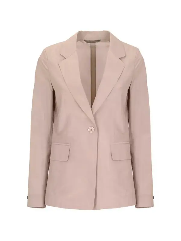 Peserico Single-breasted Blazer - Neutrals