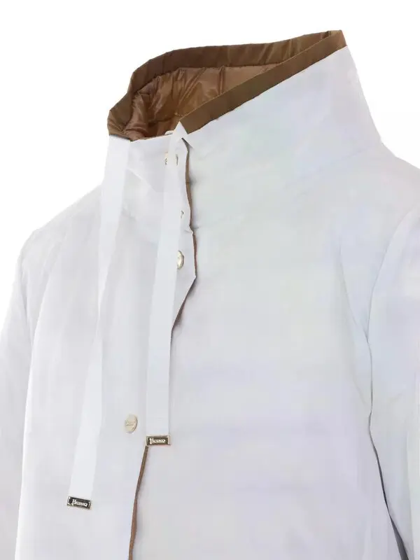 Herno Button Drawstring Jacket - Neutrals