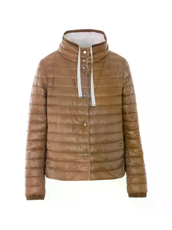 Herno Button Drawstring Jacket - Neutrals