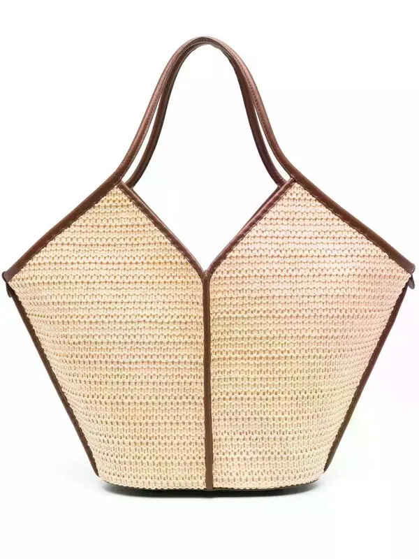 Hereu Calella Raffia Tote Bag - Neutrals
