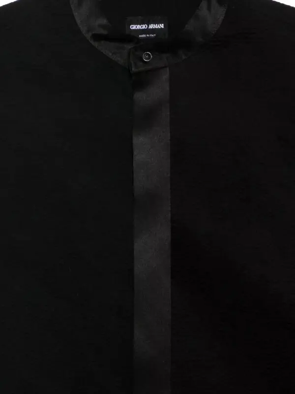 Giorgio Armani Band-collar Shirt