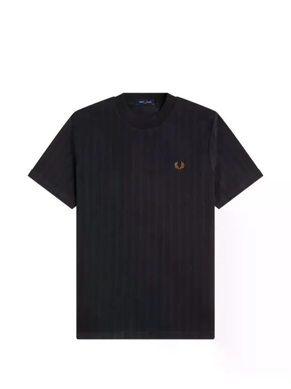 Fred Perry Striped-texture T-shirt