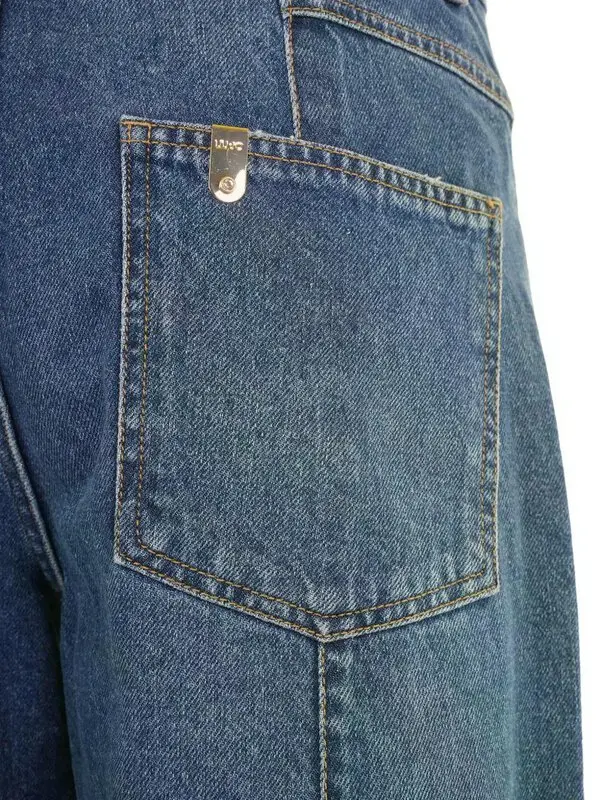 Liu Jo Patch Pocket Panelled Jeans