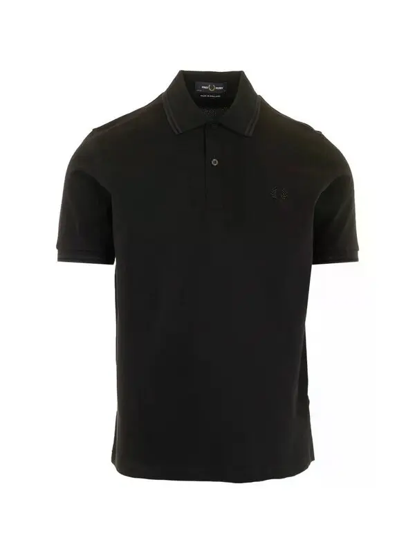 Fred Perry Laurel-wreath Polo Shirt - Black