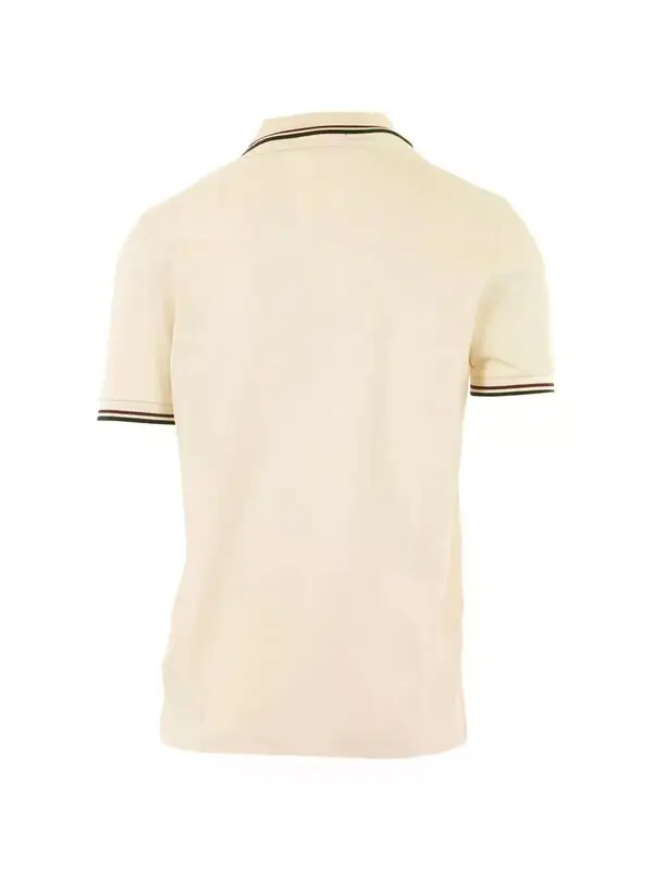 Fred Perry Striped-collar Polo - Neutrals