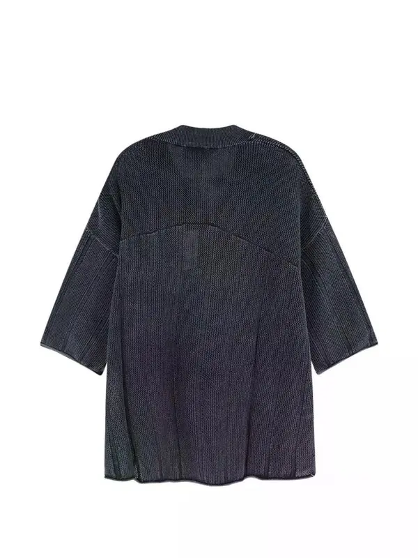 REPRESENT Ribbed V-neck Oversized T-shirt