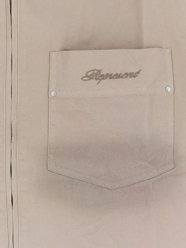 REPRESENT Zip-up Pocket Shirt