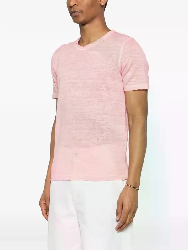120% Lino Round-neck T-shirt