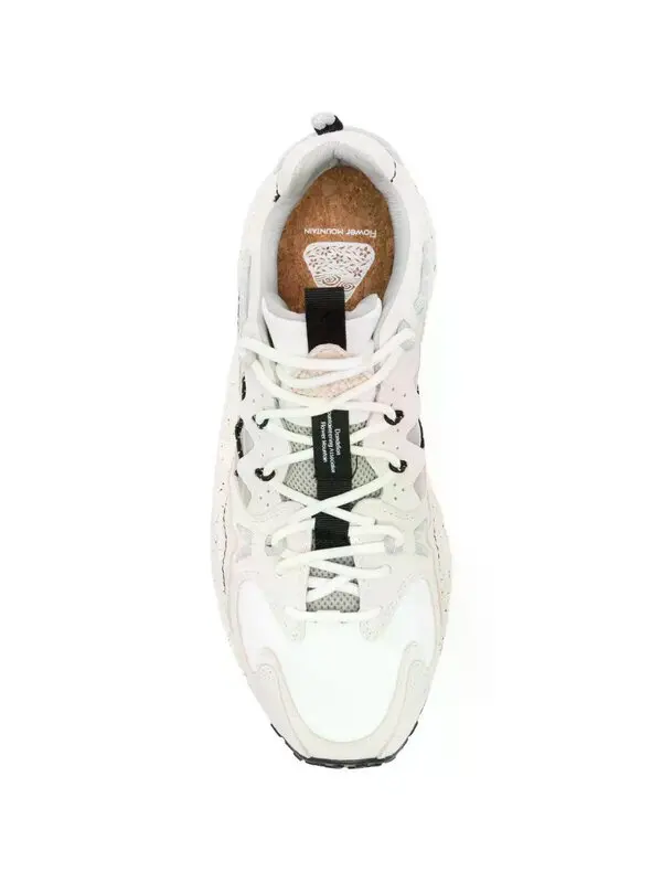 FLOWER MOUNTAIN Yamabushi Round Toe Suede Sneakers