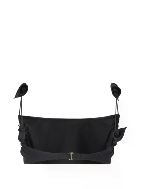 Cult Gaia Maeva Bikini Top With Rosette Detail